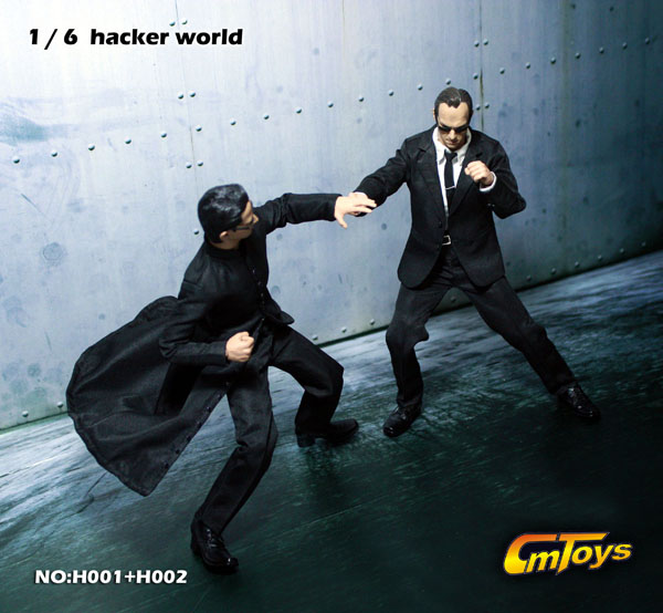 New Product: CMTOYS HACKER WORLD 1/6 Matrix Neo & Agent Smith Figure ...