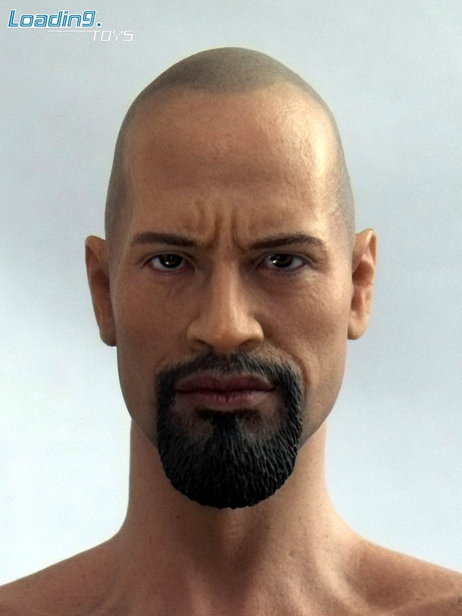 New PreOrder: Loading Toys 1/6 Figure Head Sculpt-Dwayne Johnson ...